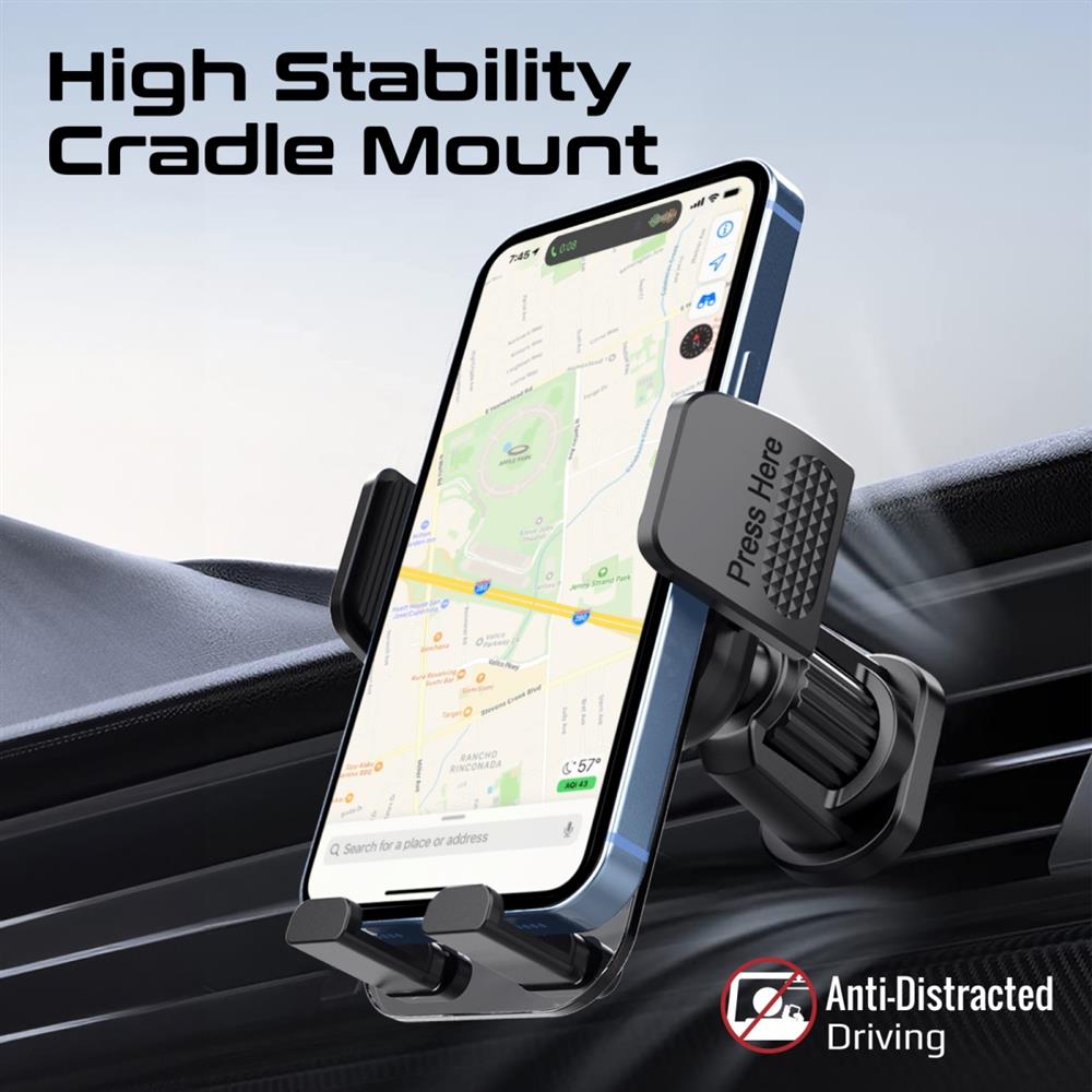 . PROMATE Secure Smartphone Holder with Multiple Mounting Options.
