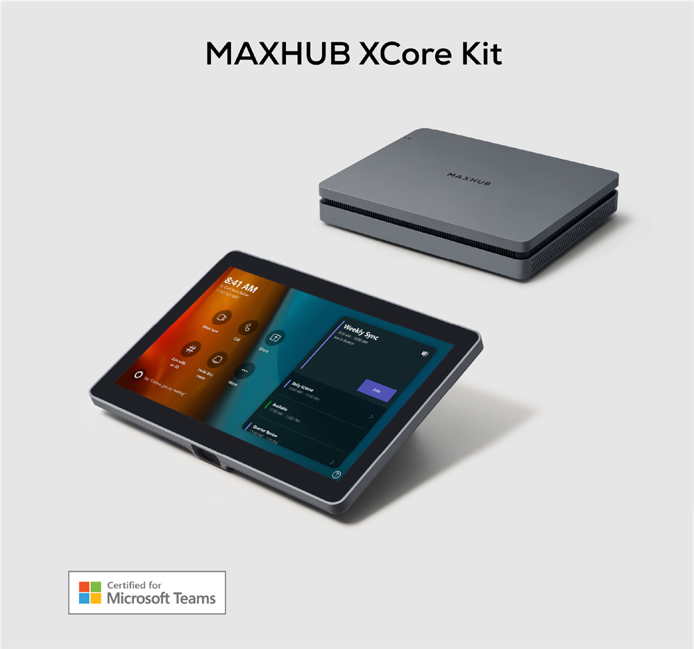 . MAXHUB XCore Kit for Microsoft Teams Rooms (MTR).