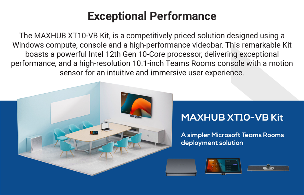. MAXHUB XCore Kit for Microsoft Teams Rooms (MTR).