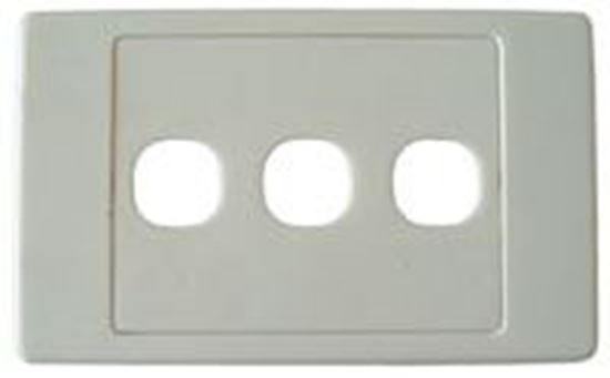 . AMDEX Triple Port RJ45 Face Plates AMDEX style.