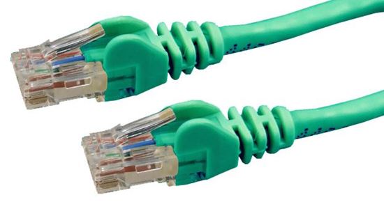 . DYNAMIX 0.5m Cat6 Green UTP Patch Lead (T568A Specification) 250MHz