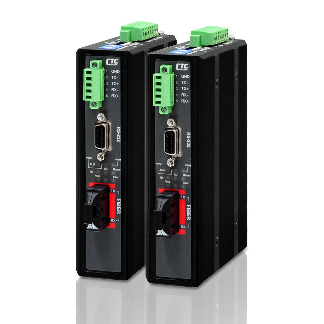 . CTC UNION Serial To Fibre Media Converter. 2km.