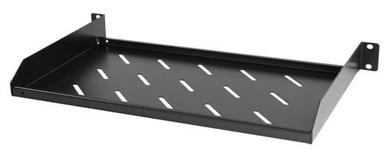 . DYNAMIX 1RU 19'' Cantilever Shelf. Overall Depth: 275mm, Shelf Depth: