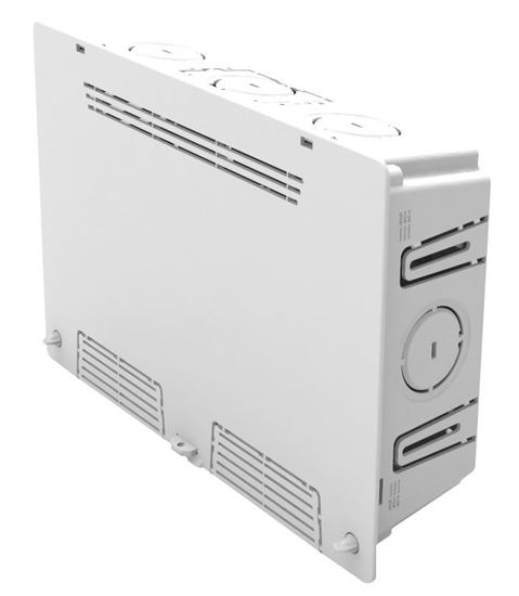 . DYNAMIX 9" Recessed Plastic Enclosure with Flush Lid. Slim